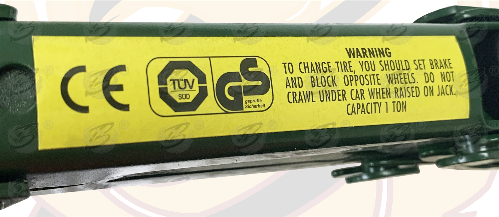 Scissor Jack 1 Tonne Wind Up Jack for Car Van with Crank Speed Handle ...