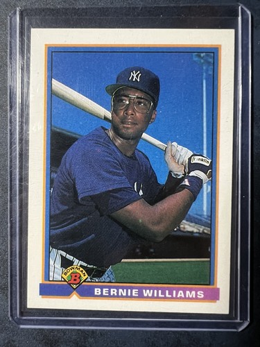 BERNIE WILLIAMS YANKEES 1991 BOWMAN ROOKIE CARD #173 RC New York | eBay