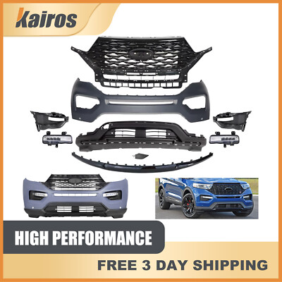 2020-2023 Ford Explorer ST Complete Front Bumper Kit W/ Grille New ...