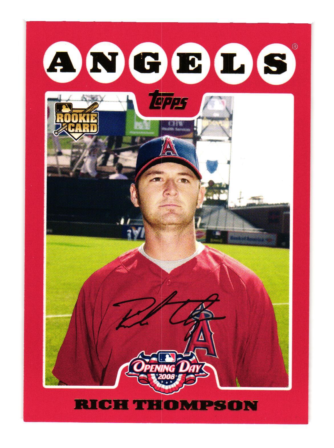 2008 Topps Opening Day #198 Rich Thompson Los Angeles Angels | eBay