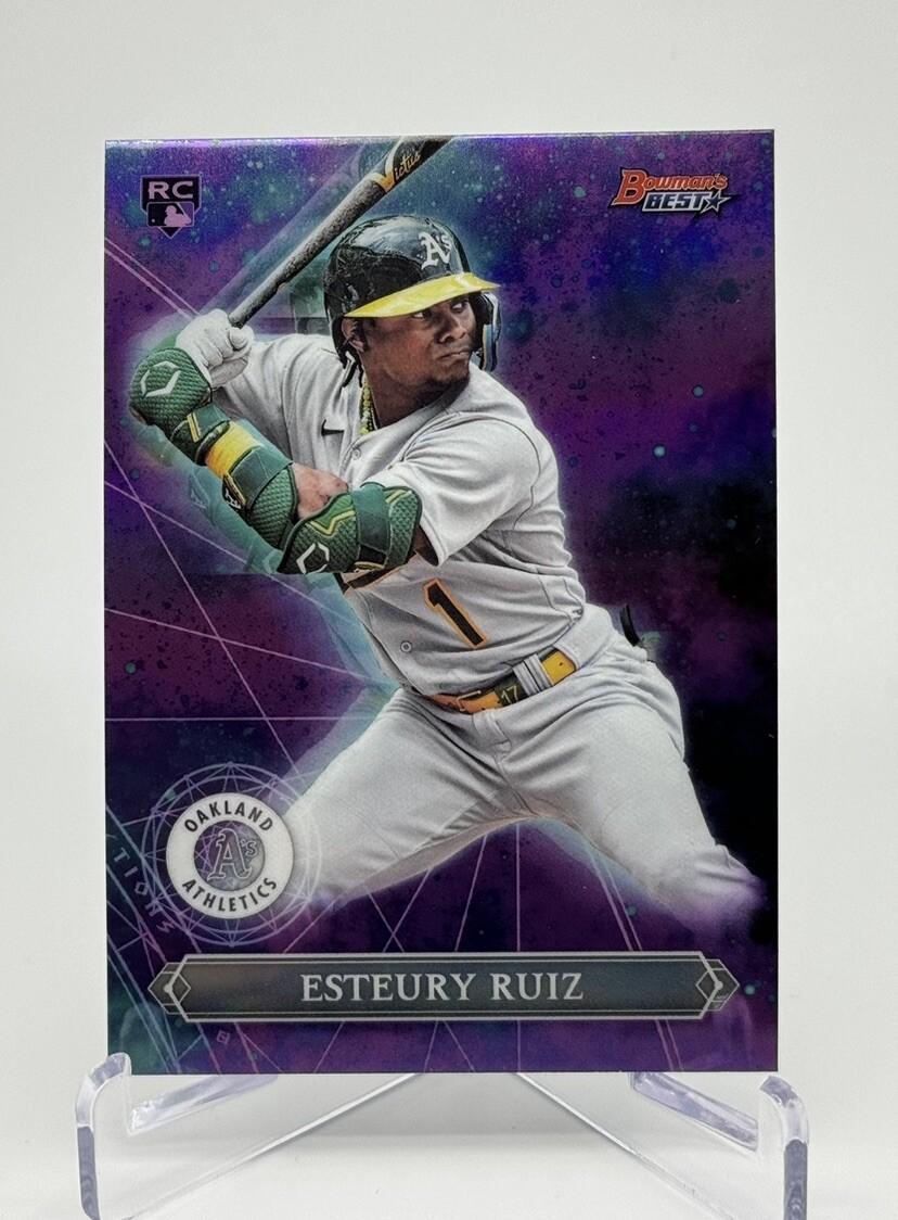 Esteury Ruiz 2023 Bowman's Best Astral Projections Rookie RC #AP-20 ...