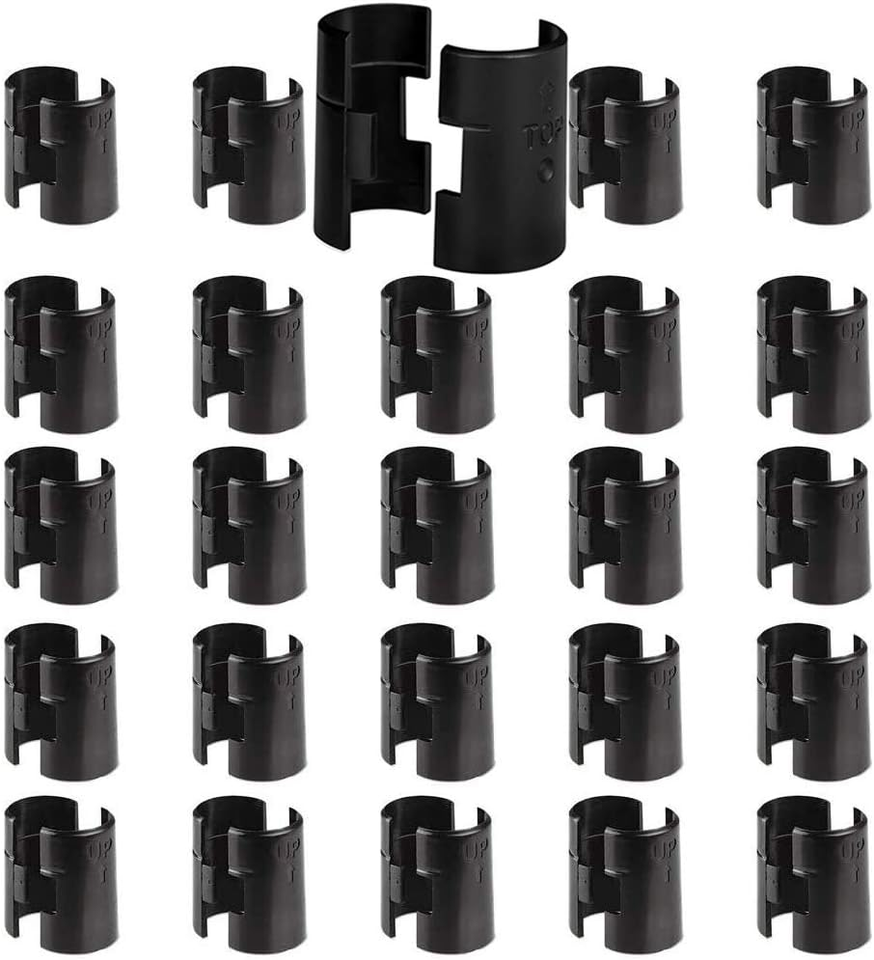 Wire Shelf Clips, Wire Shelving Shelf Lock Clips 25 Pairs 50 Pieces for ...