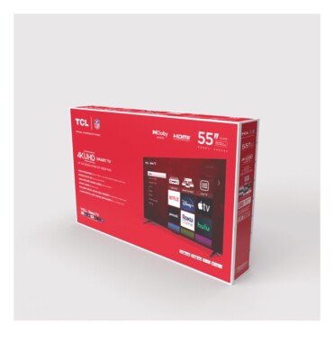 TCL 55" Class 4-Series 4K UHD HDR Smart Roku TV - Yellow (55S451 ...