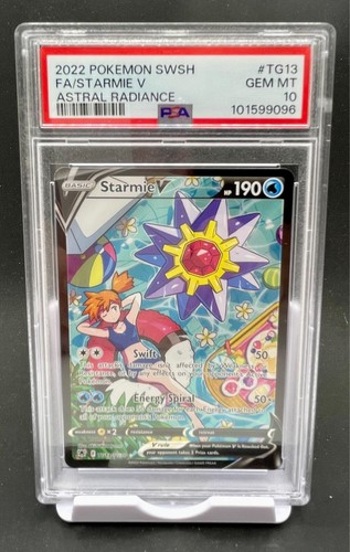 PSA 10 Starmie V TG13/TG30 Alternate Art Pokemon Astral Radiance Misty ...