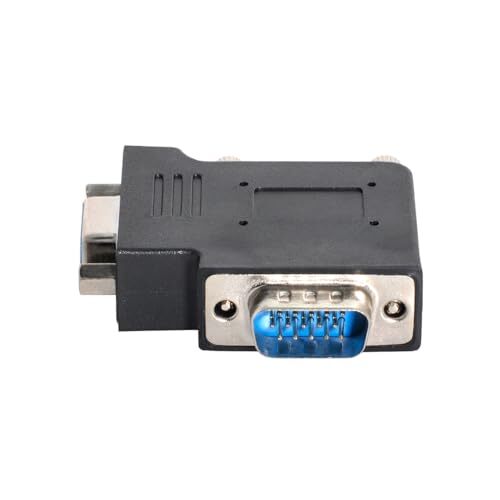 Vertical VGA Extension Adapter 90 Degree Right Angled Male to Female ...