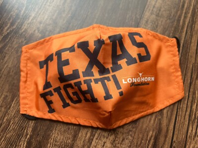 Texas Longhorns Face Mask w Adjustable Straps Cotton Washable NCAA ...