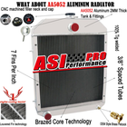 ASI Radiator D81055 Fit Case IH 1845 1845B 1845S 480D 480LL 580D 580SD ...