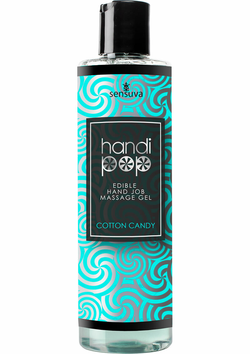 Edible Hand Job Massage Gel Lotion Lube Handipop - Cotton Candy 4.2oz ...