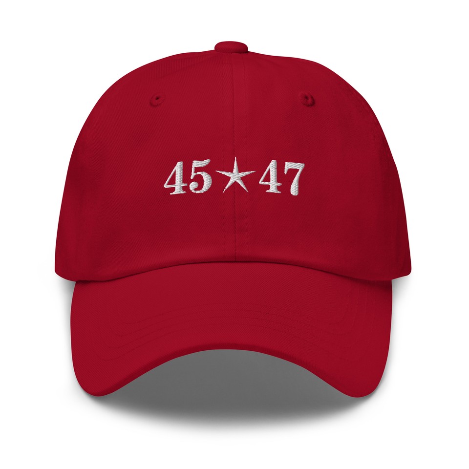 Trump 45 47 hat Trump hat Embroidered Dad hat MAGA hat Trump Cap Trump ...