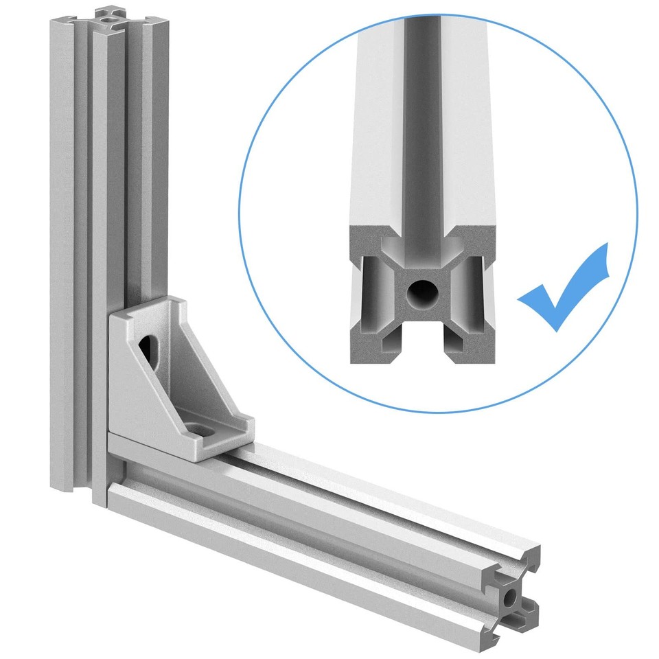 2020 Aluminum Extrusion Corner Bracket Set T Slot Corner Bracket w ...