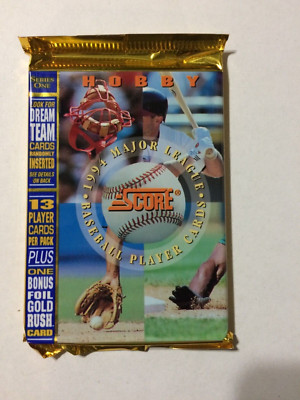 1994 Score Baseball Cards Series 1 One Unopened Pack | eBay