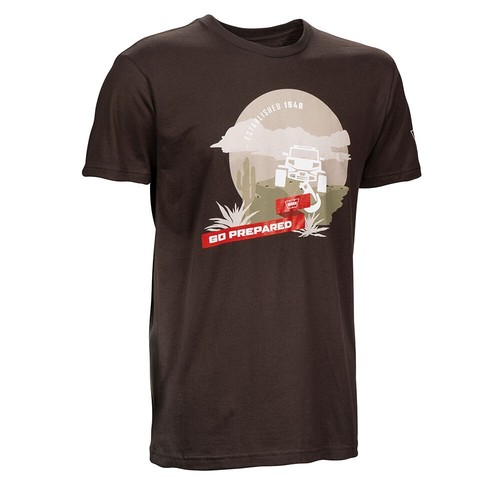 Warn Industries Sonoran Short Sleeve T-Shirt Brown XLarge Cotton Poly ...