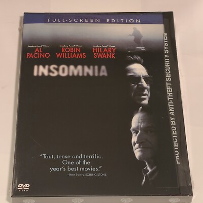 Insomnia Full Screen Edition DVD New Sealed Pacino 85392282821| eBay