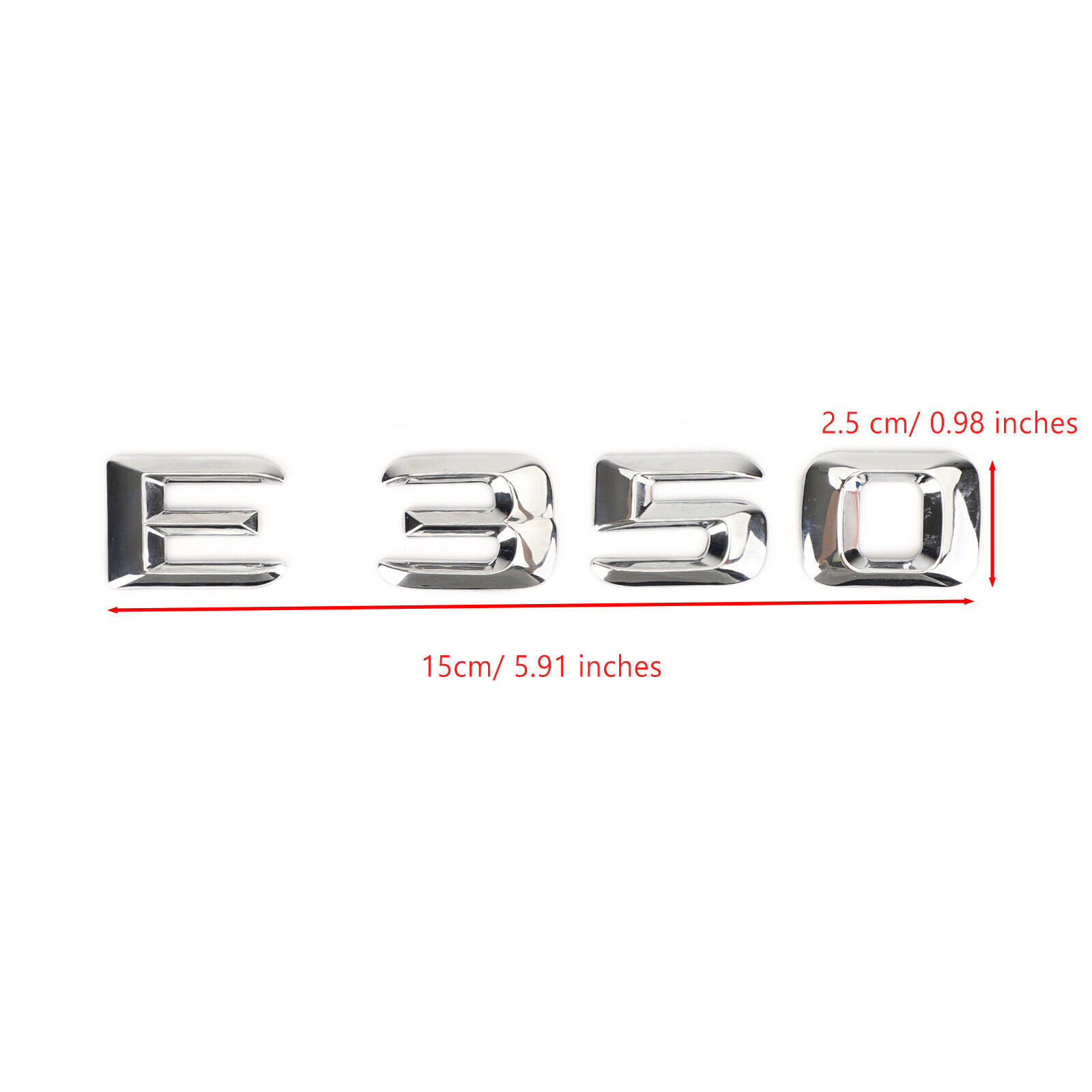 Rear Trunk Emblem Badge Nameplate Decal Letters Numbers Fit Mercedes ...