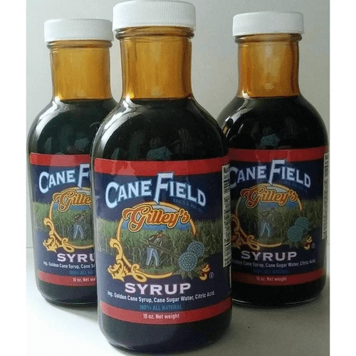 3 Jars Gilley's Cane Field Syrup 18 Oz each Cane Patch Syrup | eBay