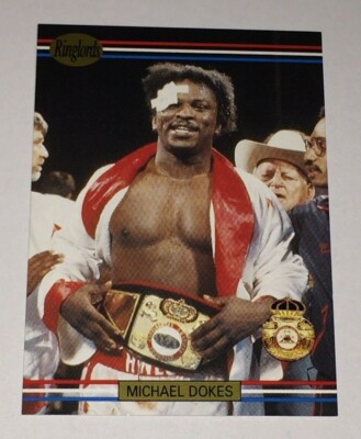 1991 Ringlords MICHAEL DOKES #12 boxing card ~ F1 | eBay