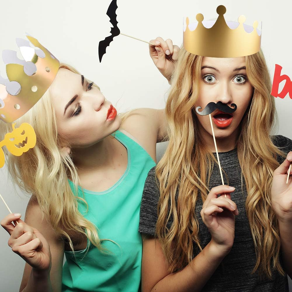 27 Pieces Golden Paper Crown Party Gold Crowns Hats King Crowns for ...