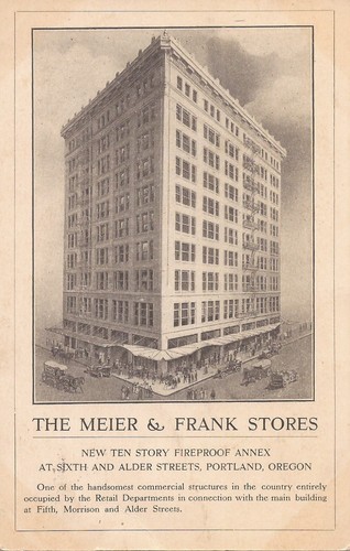 Portland, OREGON - The Meier & Frank Stores - 1909 - ADVERTISING | eBay