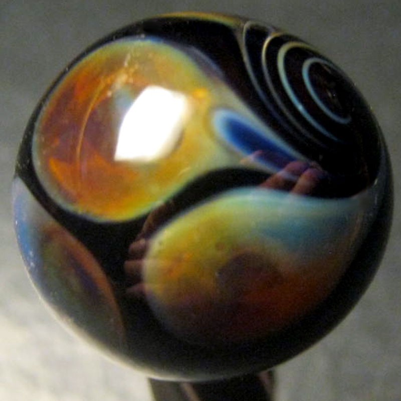 Boomwire Glass Marbles .75" handmade contemporary art sculpture ...