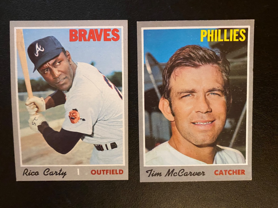 1970 Topps Baseball Cards - 390 cards. Common cards. Some duplicates ...
