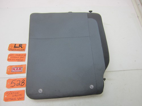 SEAT BACK DRIVER SIDE REAR BACK TOP CAR LR for 05 SUBARU IMPREZA ...