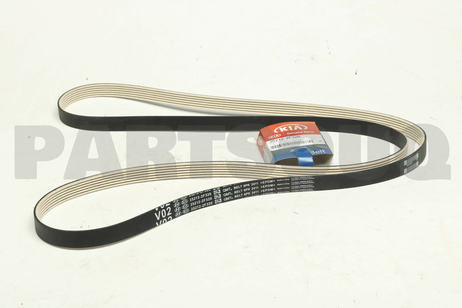 252122F320 original cinturón acanalado Hyundai/KIA-V - Foto 2 de 4