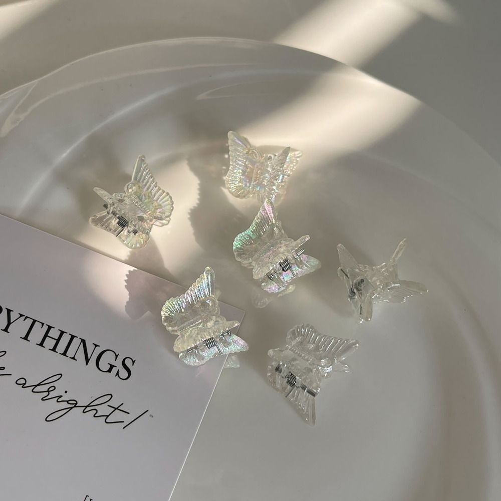 10PCS INS Style Side Hairpin Transparent Barrettes Cute Hair Clip Women ...