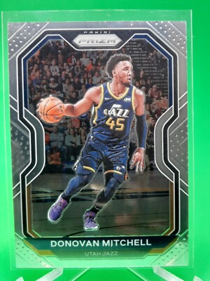 DONOVAN MITCHELL 2020-21 NBA PANINI PRIZM BASE CARD #67 UTAH JAZZ | eBay