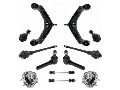 34NR86X Front Wheel Hub Control Arm Ball Joint Tie Rod End Kit Fits ...