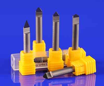 1Pcs 6mm*90°*0.6mm Polycrystalline PCD Diamond CNC router bit Granite ...