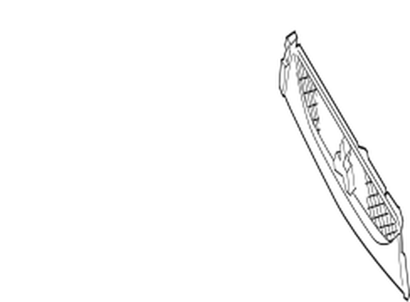 6402A216 Mitsubishi Grille, radiator 6402A216, New Genuine OEM Part | eBay