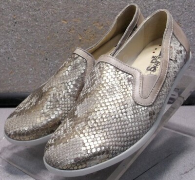 KHALI GOLD BOA LMSP70 WOMEN'S SHOE SIZE US 7 LEATHER SLIP ON COMFORT ...