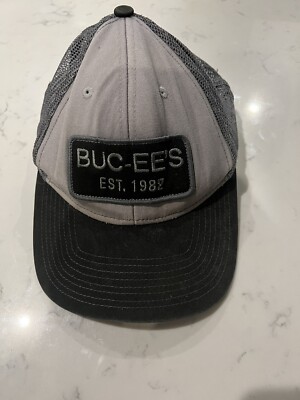 Buc-ee's Beaver Mesh Trucker Hat BUCEES Meshback Snapback Black Gray ...