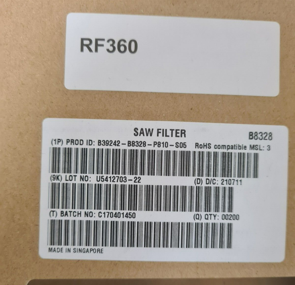 Saw Filter B8697 RF360 200 Units | eBay