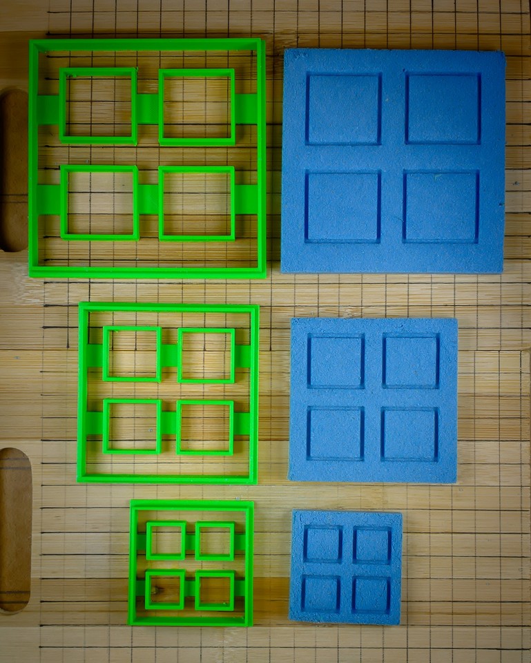 Square Window - Wooden small window - Cookie cutter Multi-Size | eBay