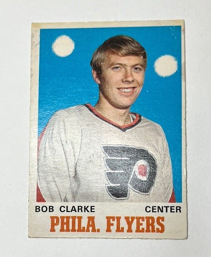 1970 OPC O-Pee-Chee Hockey #195 - Bob Clarke Rookie Card + Bobby Orr ...