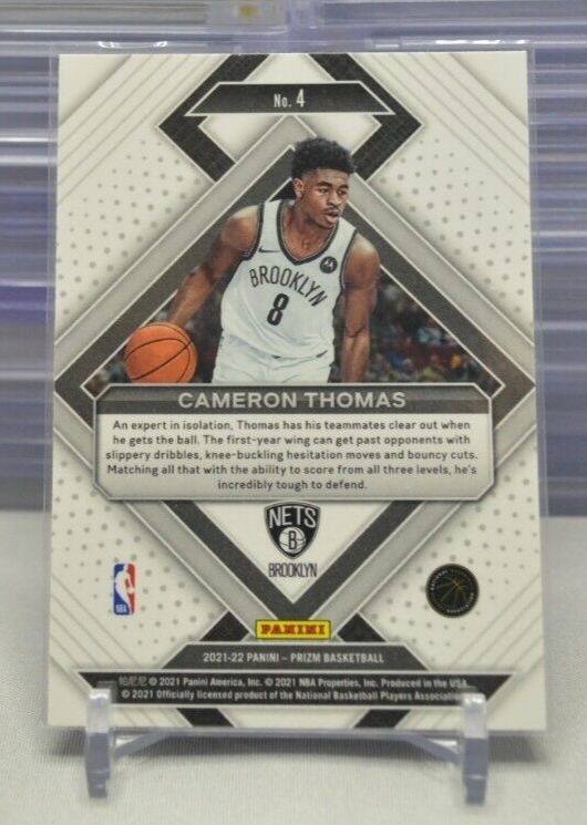 Cameron Thomas 2021-22 Panini Prizm Emergent RC #4 Rookie 4-B | eBay