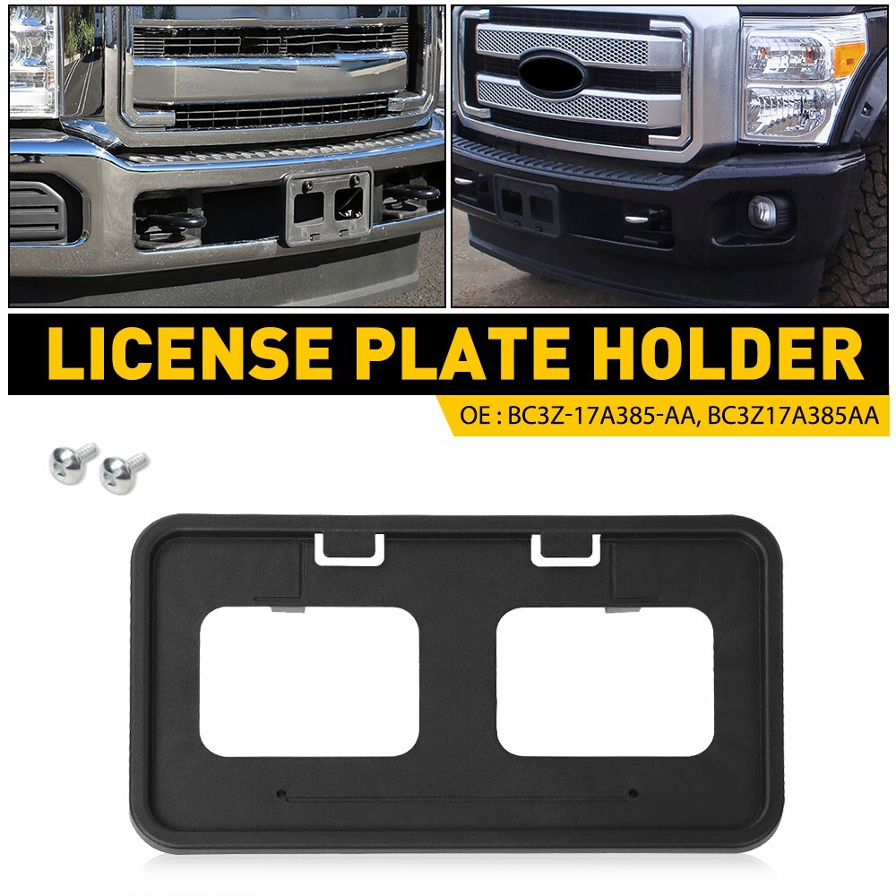 For 2011-2016 Ford F250 F350 Super Duty Front License Plate Tag Bracket ...