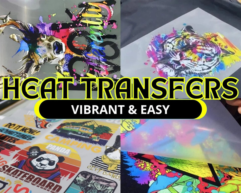Custom Heat Transfers, Ready To Press DIY Iron on T-shirt Wholesale ...