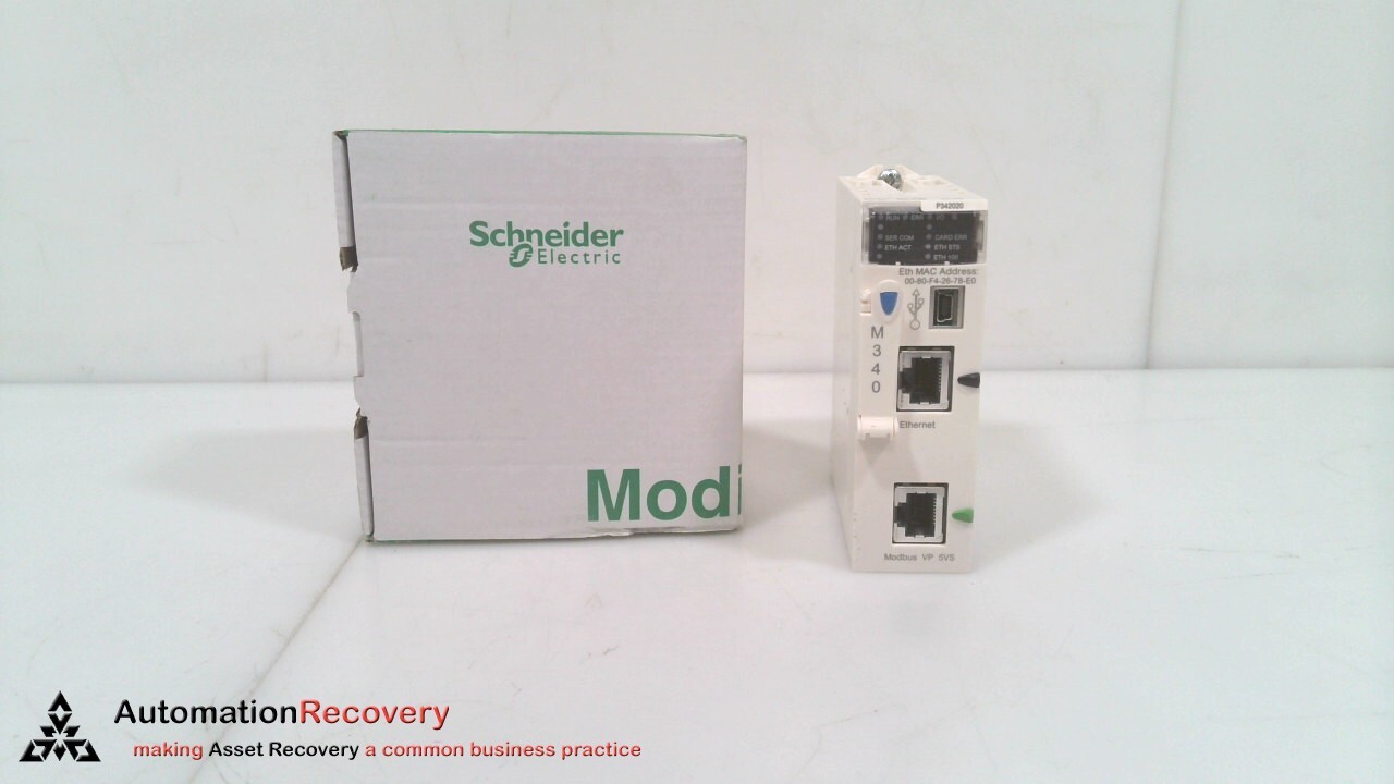 SCHNEIDER ELECTRIC BMXP342020, MODICON M340 PROCESSOR MODULE, NEW ...