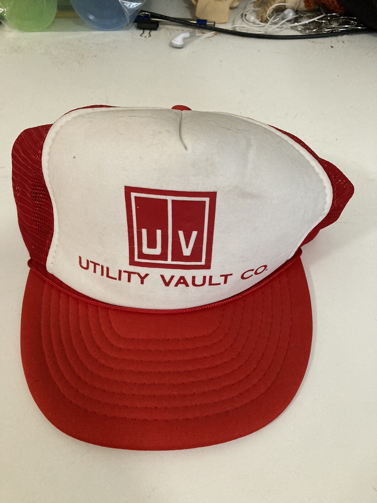 Utility Vault Co. - Vintage Mesh Back Trucker Hat - R… - Gem