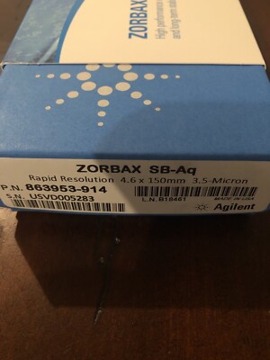 Agilent Zorbax SB-Aq 3.5um, 4.6x 150mm. Brand New Column | eBay