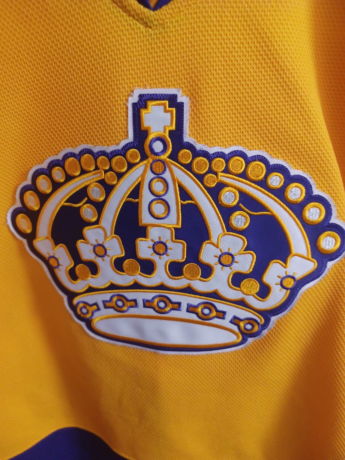 NWT Reebok Premier Los Angeles Kings Janathan QUICK 32 Gold Jersey ...