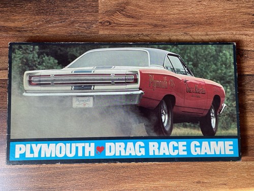 RARE! Vintage 1967 Plymouth Drag Race Board Game, Sox & Martin GTX -Not ...