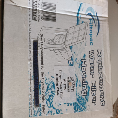 Filtapac Caravan Water Inlet Housing & Filter Carver Crystal 2 Truma ...