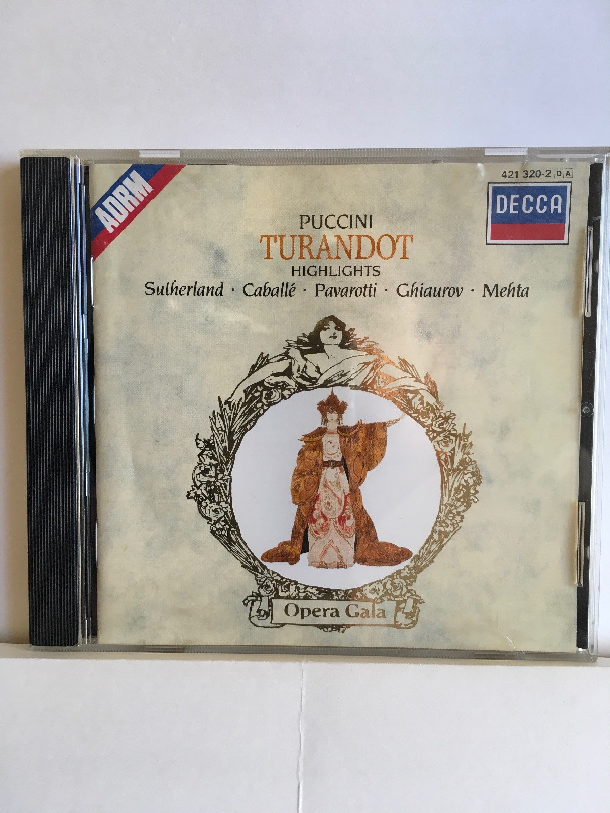 Puccini Turandot Highlights Sutherland Pavarotti Mehta CD 1989 Decca ...