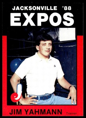 1988 Best Jacksonville Expos Jim Yahmann Jacksonville Expos #26 | eBay