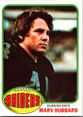 Marv Hubbard - 1976 Topps Football #234 - Oakland Raiders | eBay