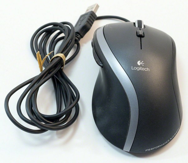 Logitech M500 USB Wired Scroll Performance Laser Mouse M-u0007 for sale ...