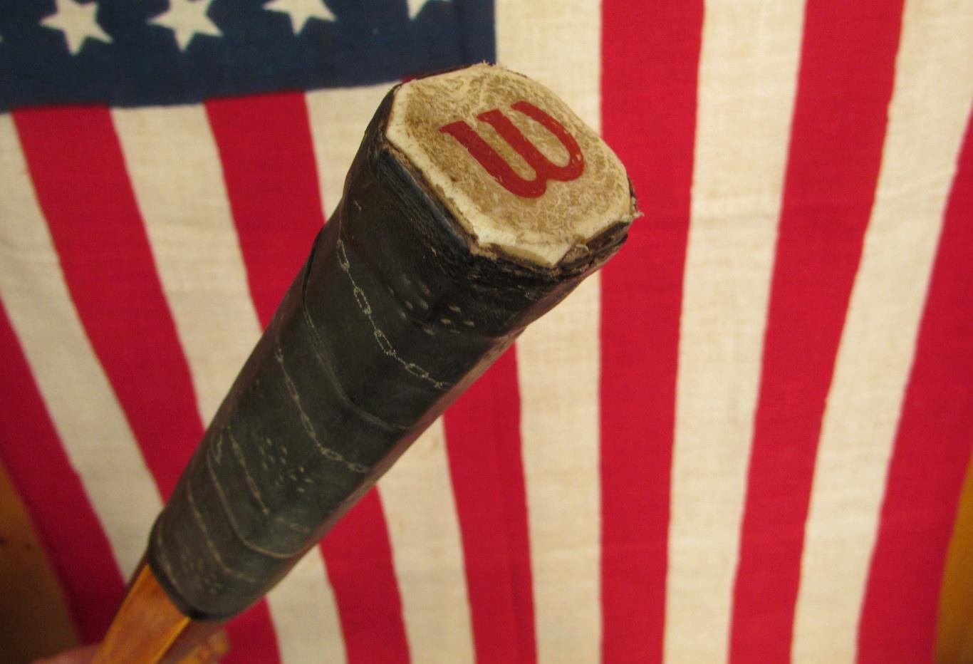 Vintage 1950s Wilson Wood Tennis Racquet Tony Trabert Picture Model ...